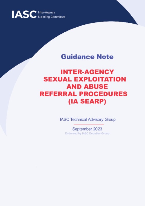 IASC Guidance Note on Inter-Agency Sexual Exploitation and Abuse ... IASC Guidance Note on Inter-Agency Sexual Exploitation and Abuse ...